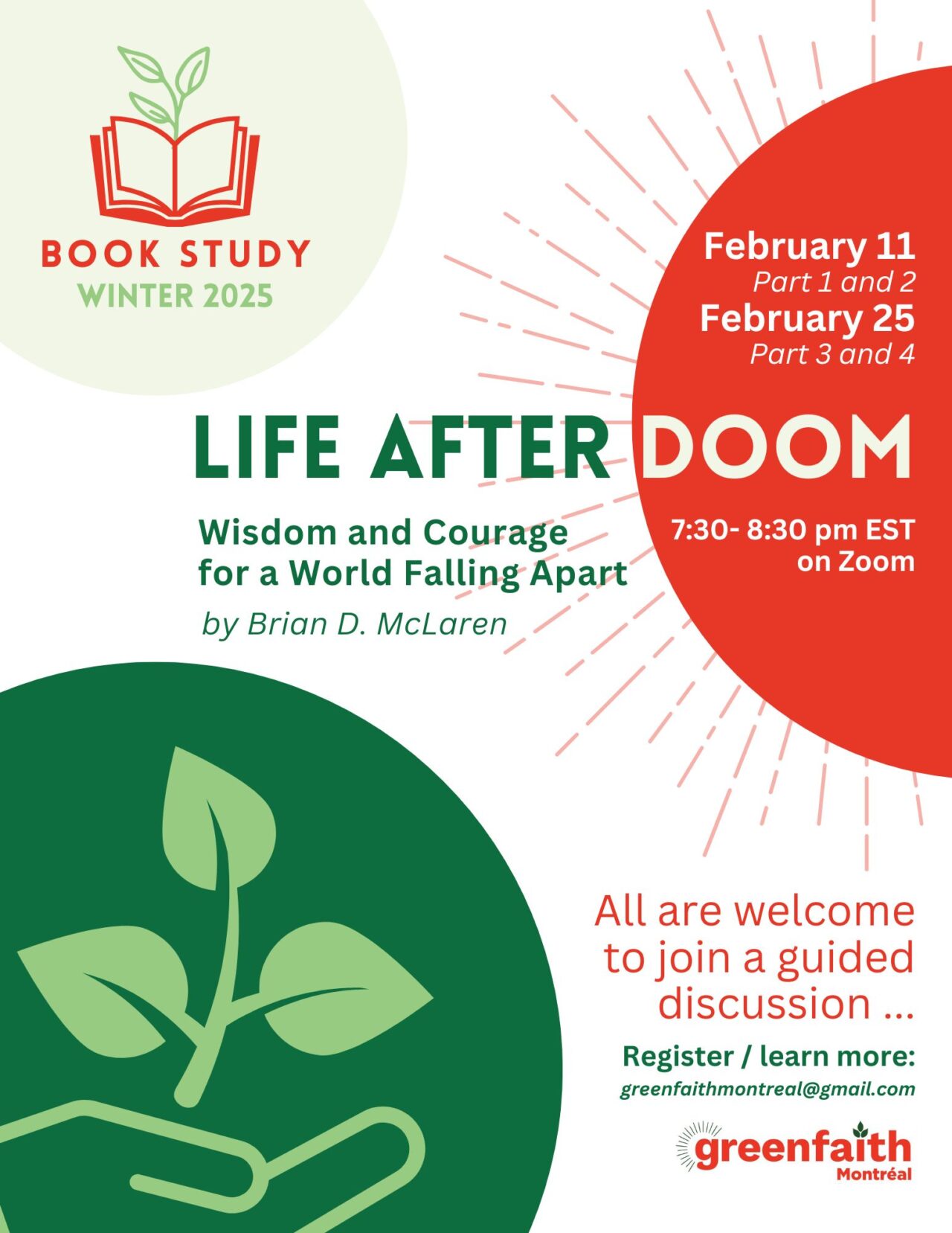 GreenFaith Montreal – Winter 2025 Book Study | Nakonhaka Region 13